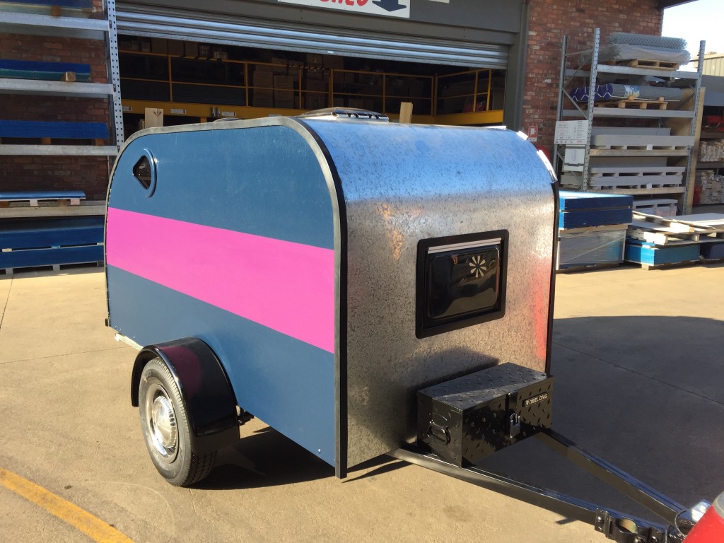 Enzo built his own caravan!! - North Geelong Timber Supplies