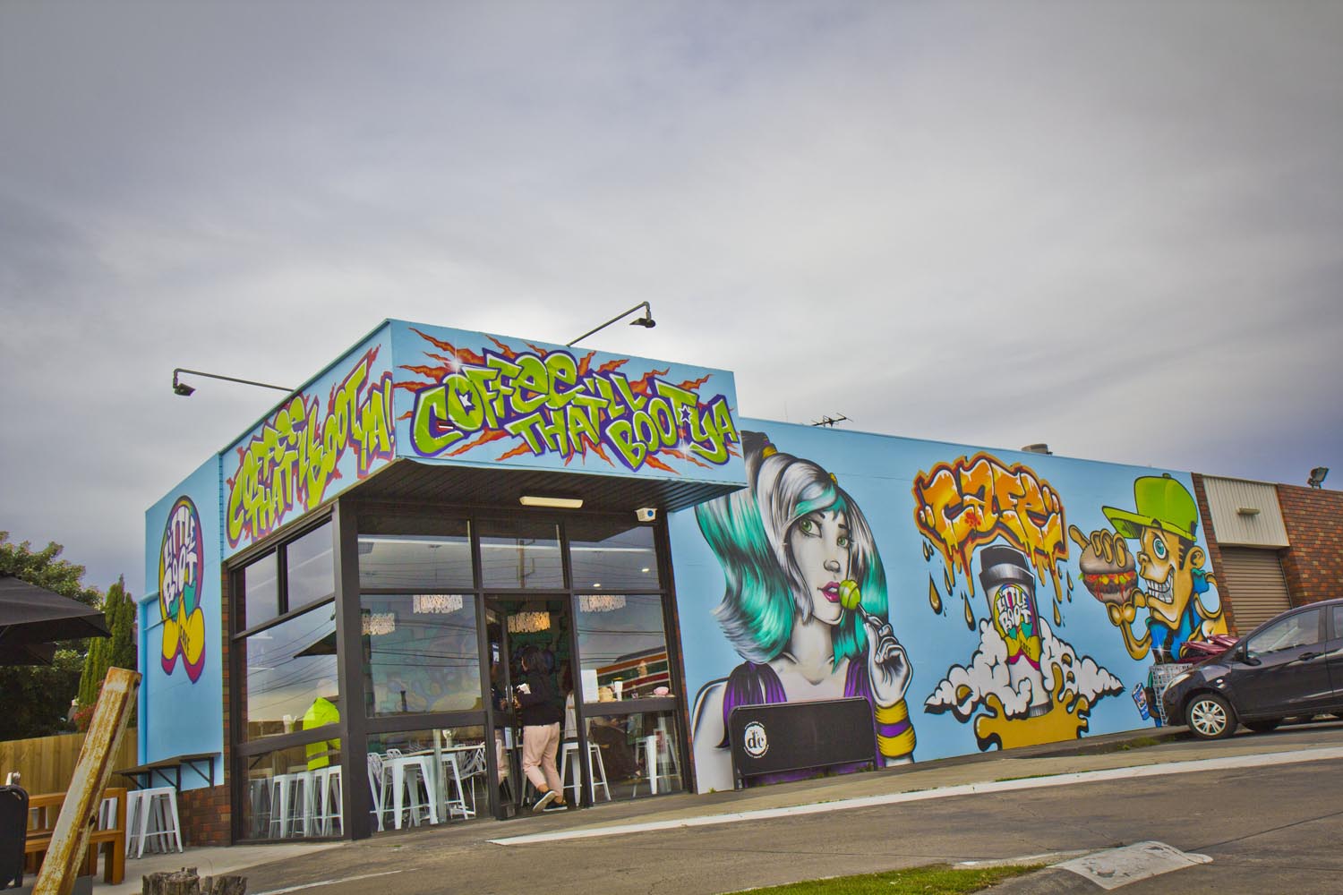 Little Boot Cafe Geelong: Timber Benches - North Geelong Timber Supplies